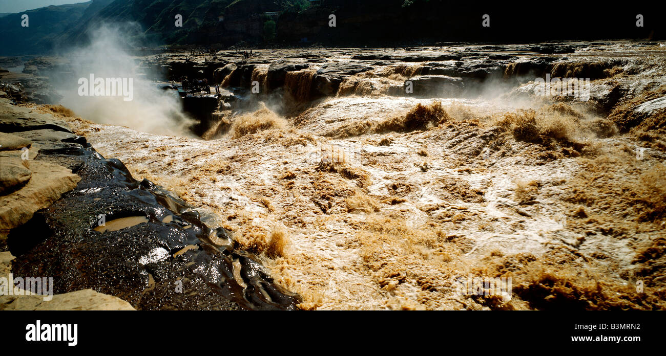 Hukou Waterfalls On Yellow River,China Stock Photo - Alamy