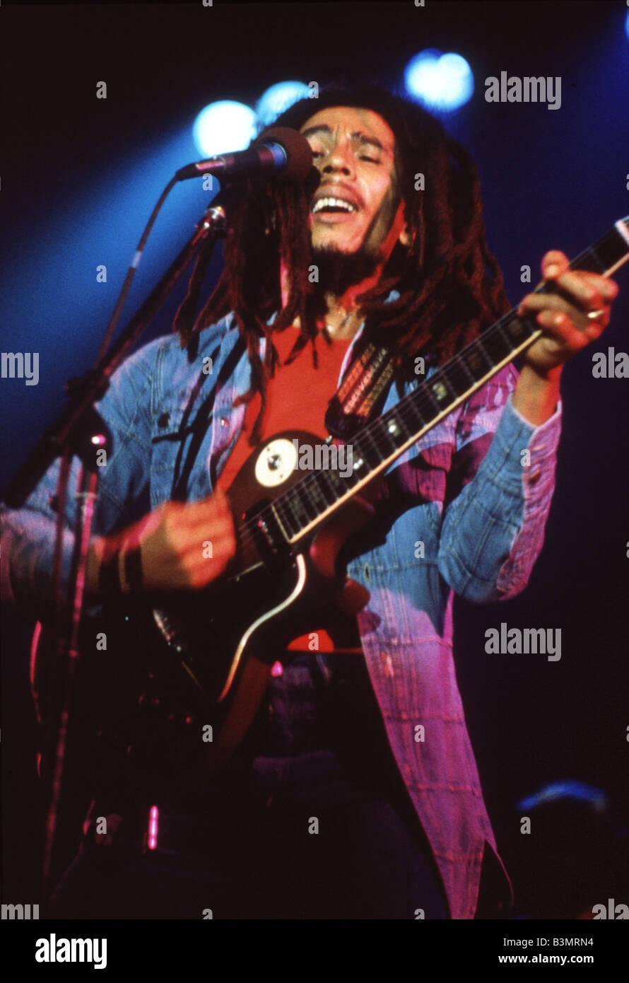 BOB MARLEY (1945-1981) Jamaican reggae musician in 1978 Stock Photo - Alamy