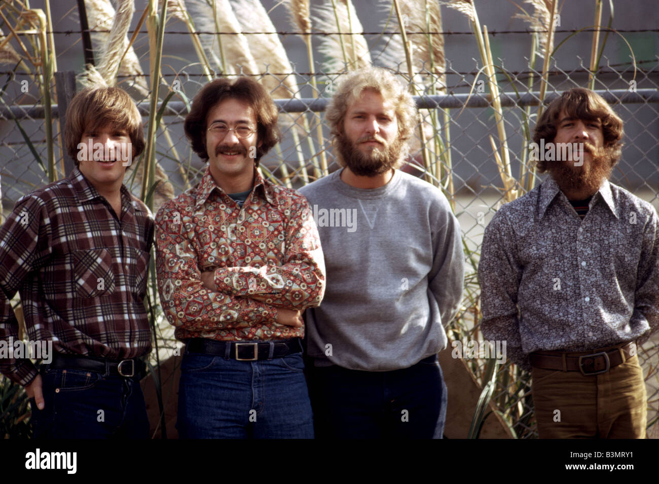 CREEDENCE CLEARWATER REVIVAL US pop group in 1972 - See Description below for names Stock Photo ...
