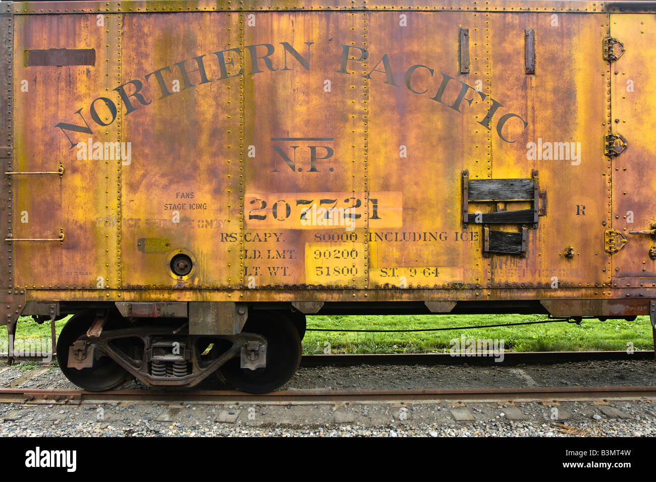 Old cargo carriage car hi-res stock photography and images - Alamy