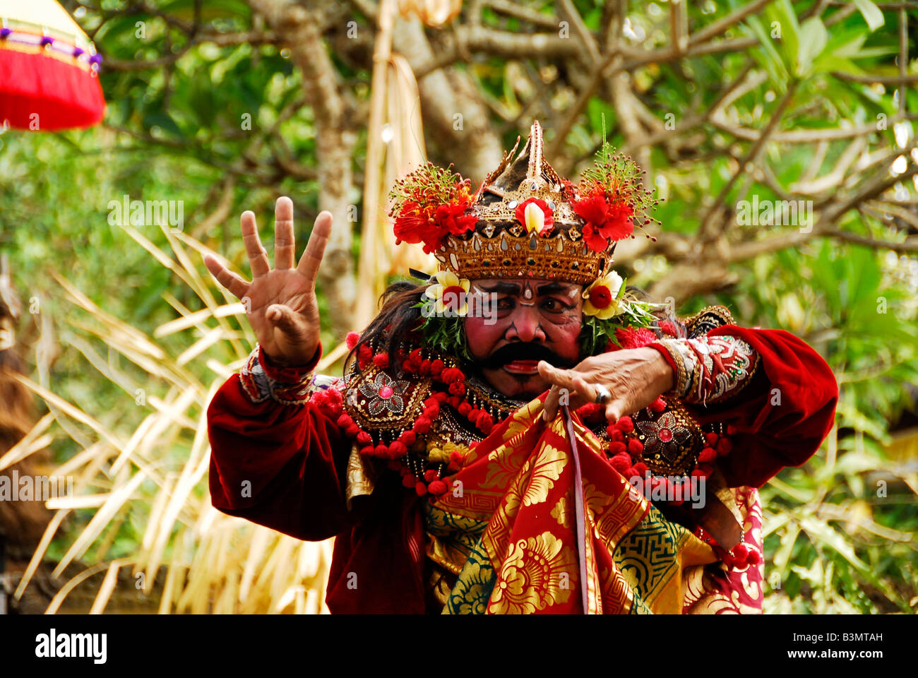 barong dance, batubulan , bali , indonesia Stock Photo - Alamy