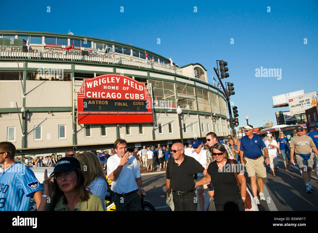 Wrigley field sign world series hi-res stock photography and images - Alamy