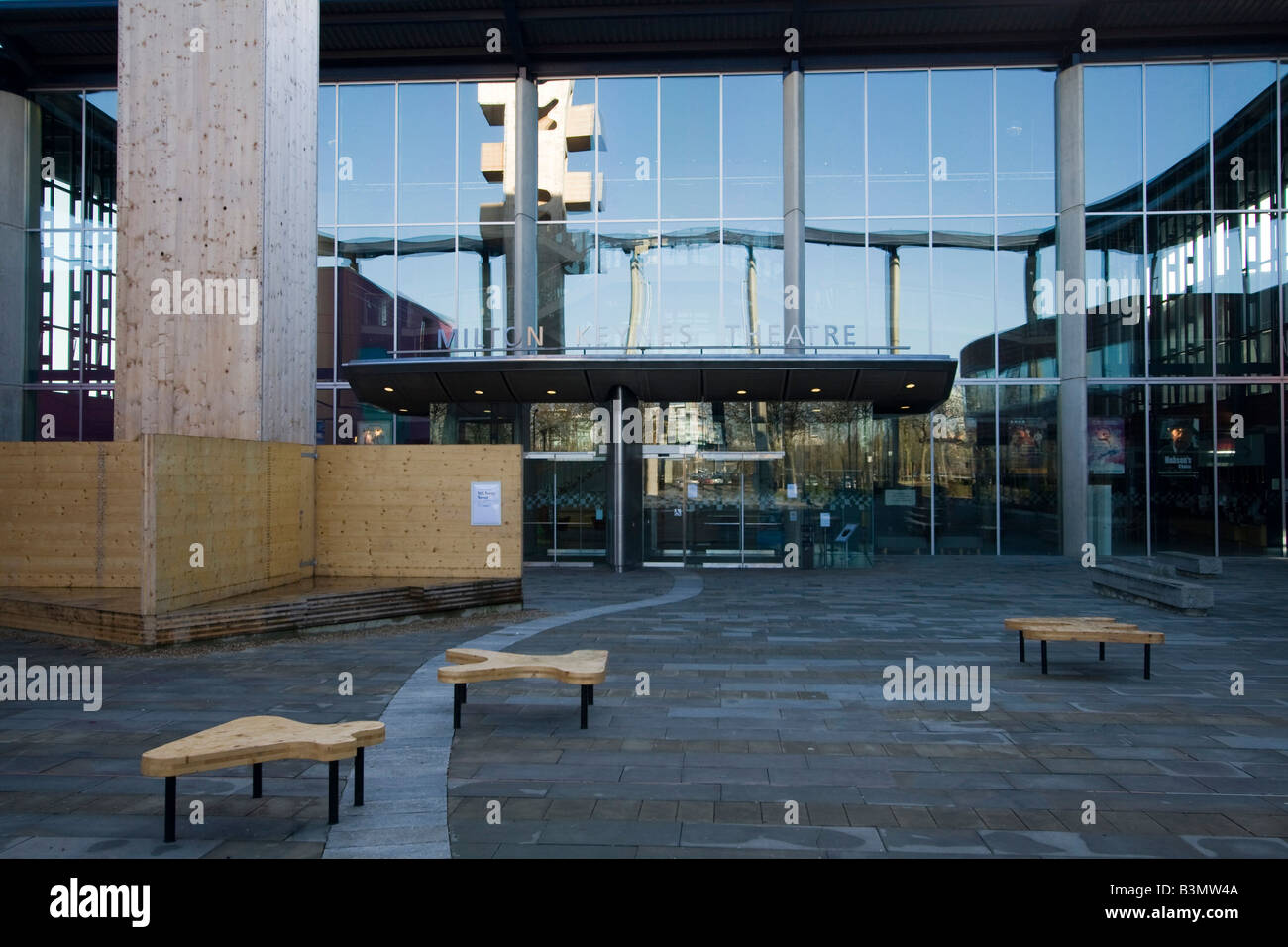 Milton Keynes theatre town centre Buckinghamshire South East England ...