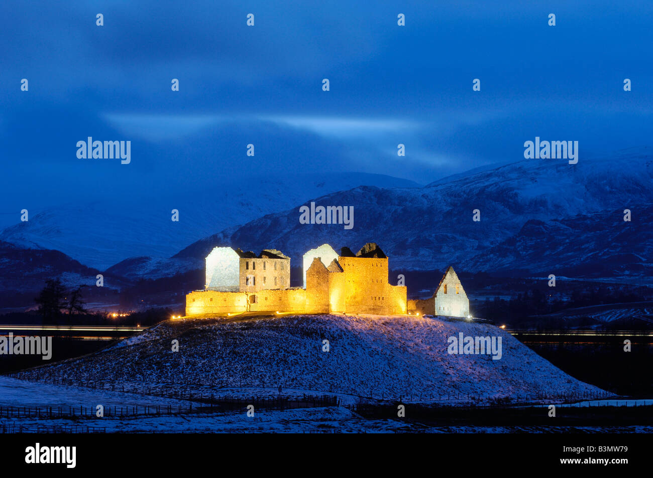 Snow scottish highlands night hi-res stock photography and images - Alamy