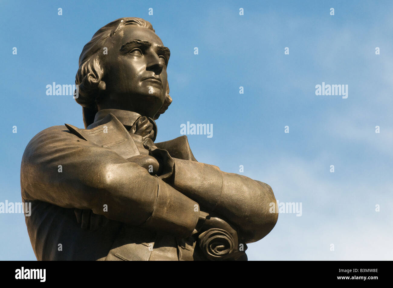 Statue of Samuel Adams located in Boston, Massachusetts Stock Photo - Alamy