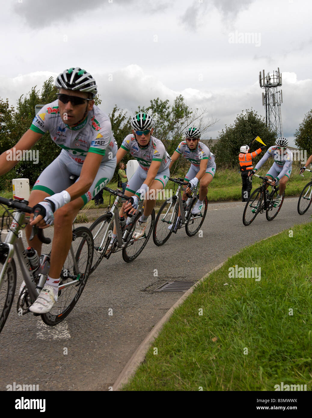 Tour of Britain cycle race Stock Photo - Alamy