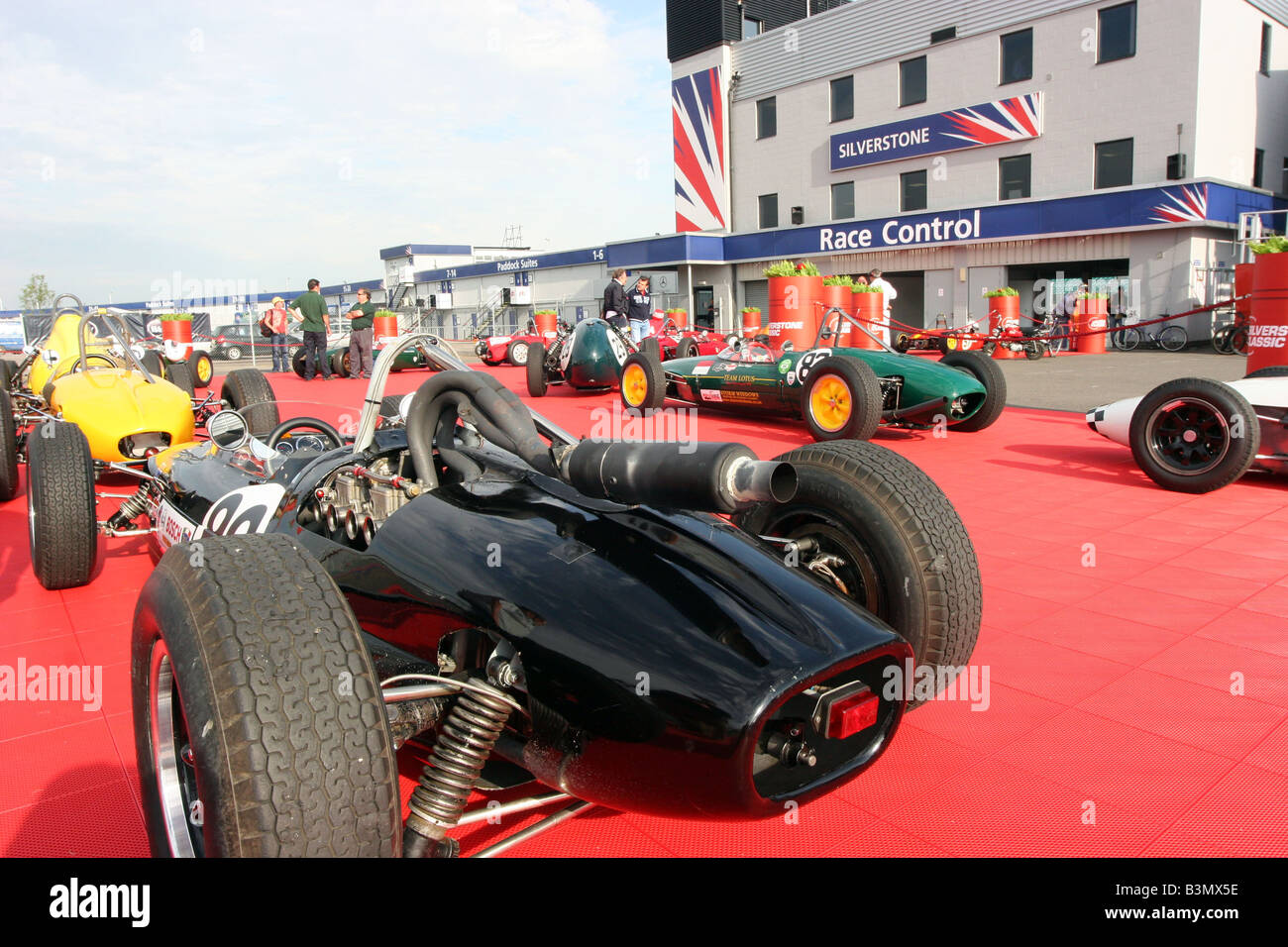 Silverston classic car racing Stock Photo - Alamy