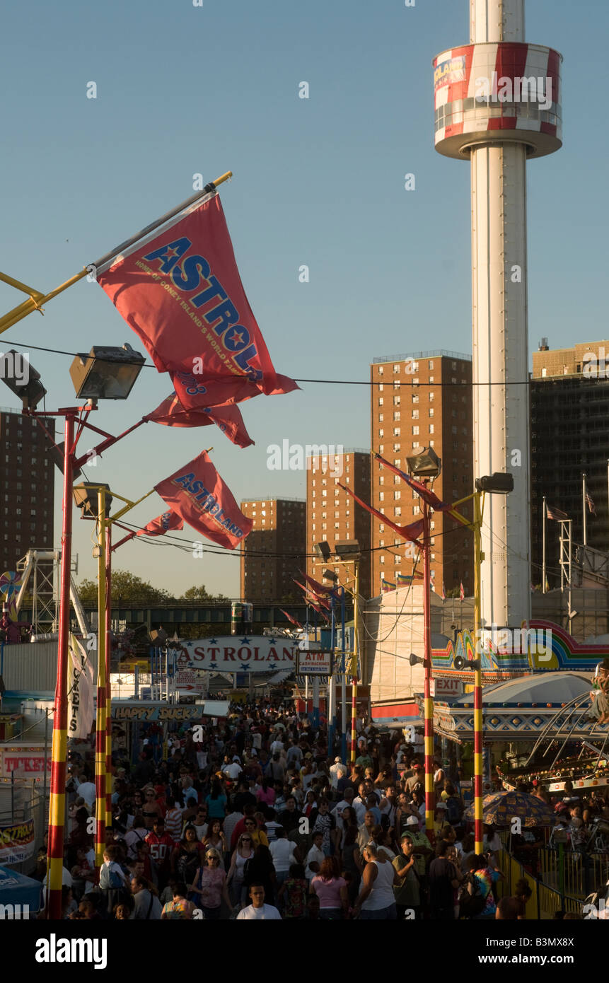 Astroland Amusement Park Stock Photo - Alamy