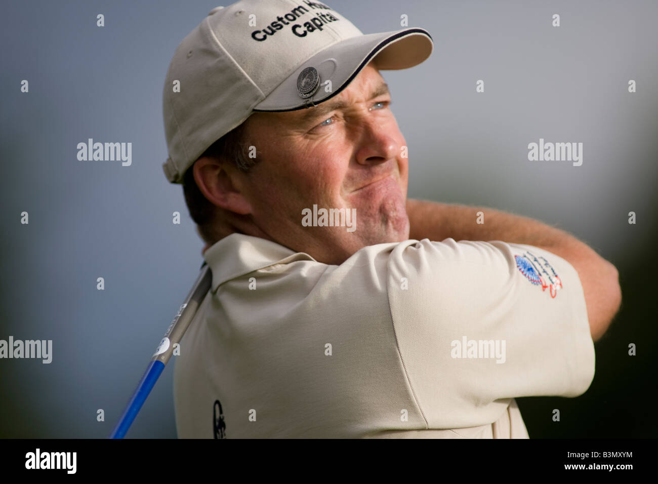 GLENEAGLES SCOTLAND AUGUST 29 Damien McGrane of Ireland competing in ...