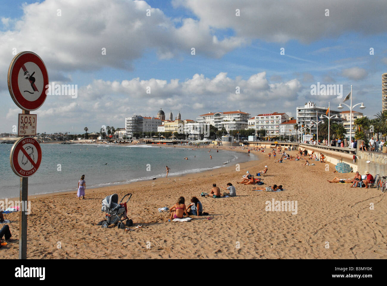 Town of Saint Raphael Provence region France Stock Photo - Alamy