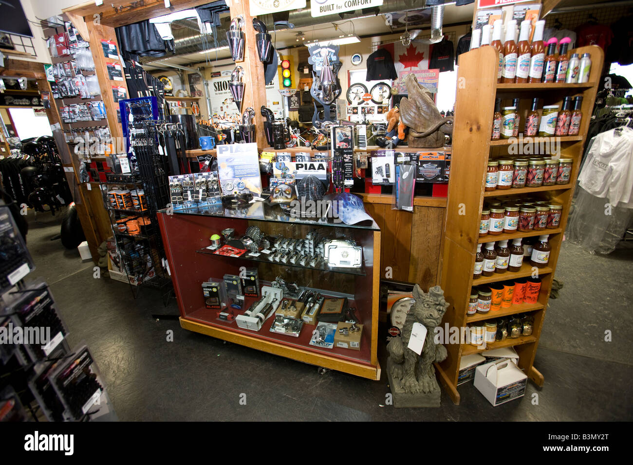 inside motorcycle store Stock Photo - Alamy
