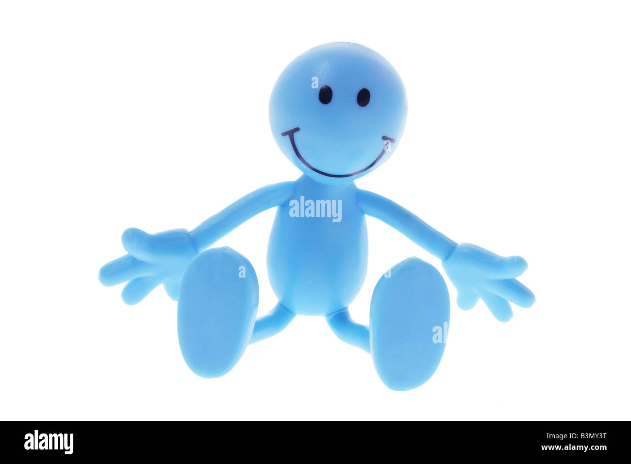 Smiley Rubber Figure Stock Photo - Alamy