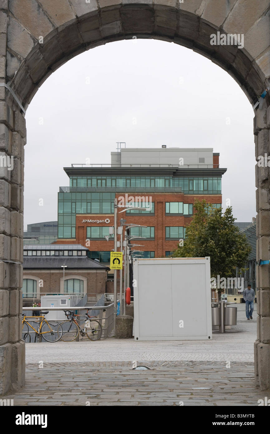 Arch IFSC st georges docks Dublin City Centre Ireland Irish Republic ...