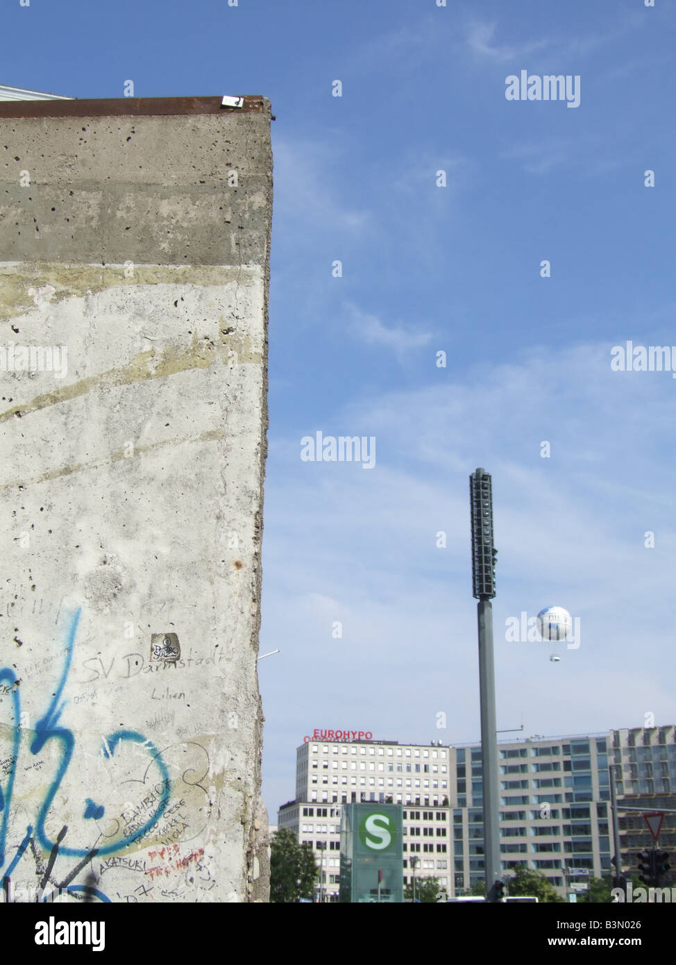 berlin wall relic at potsdamer platz, berlin Stock Photo - Alamy