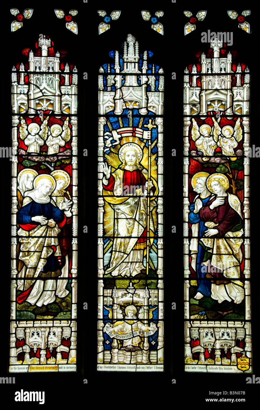 Flemish stained glass hi-res stock photography and images - Alamy