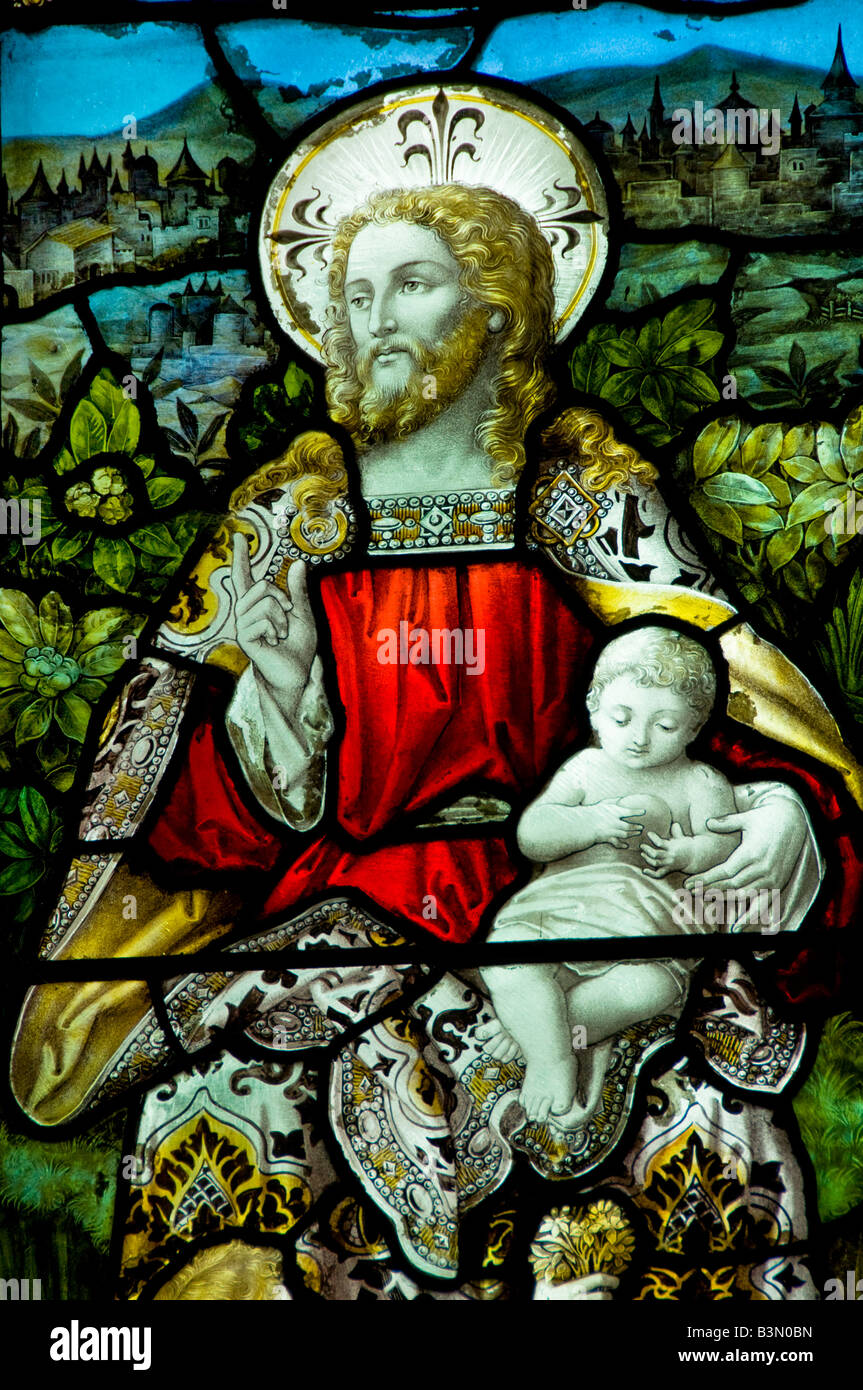 stained glass window Stock Photo - Alamy