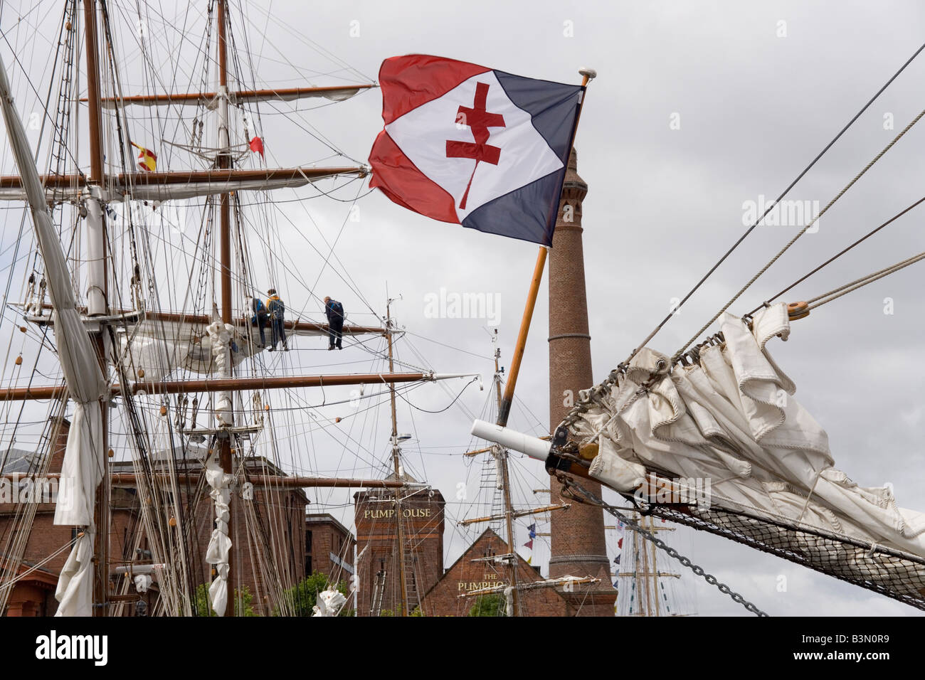 Etoile sailing ship at the Tall Ships race in Liverpool July 2008 in ...