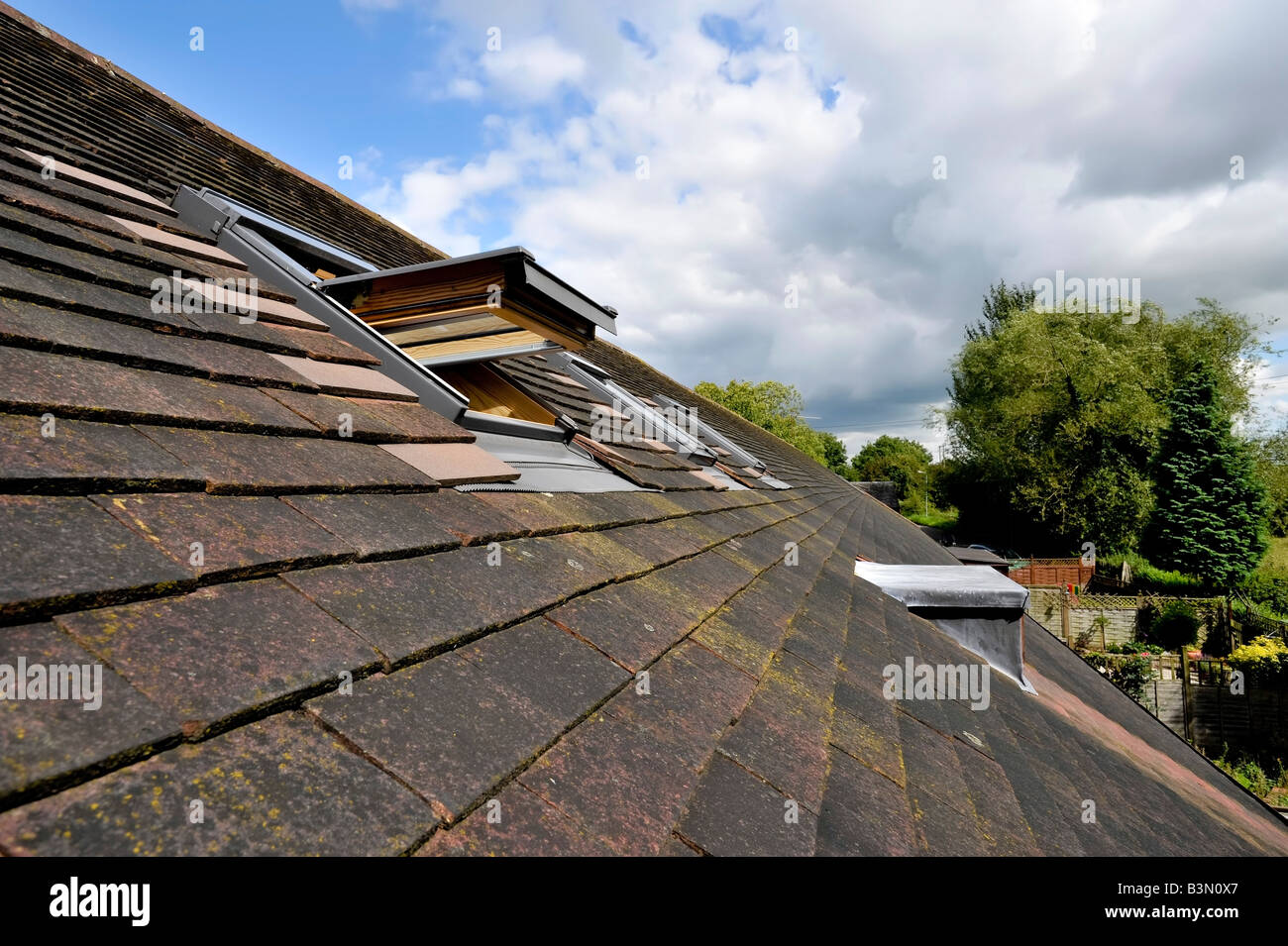 Roof windows hi-res stock photography and images - Alamy