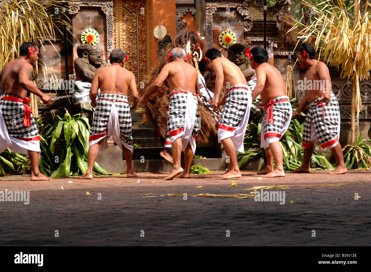barong dance , batubulan , island of bali , indonesia Stock Photo - Alamy