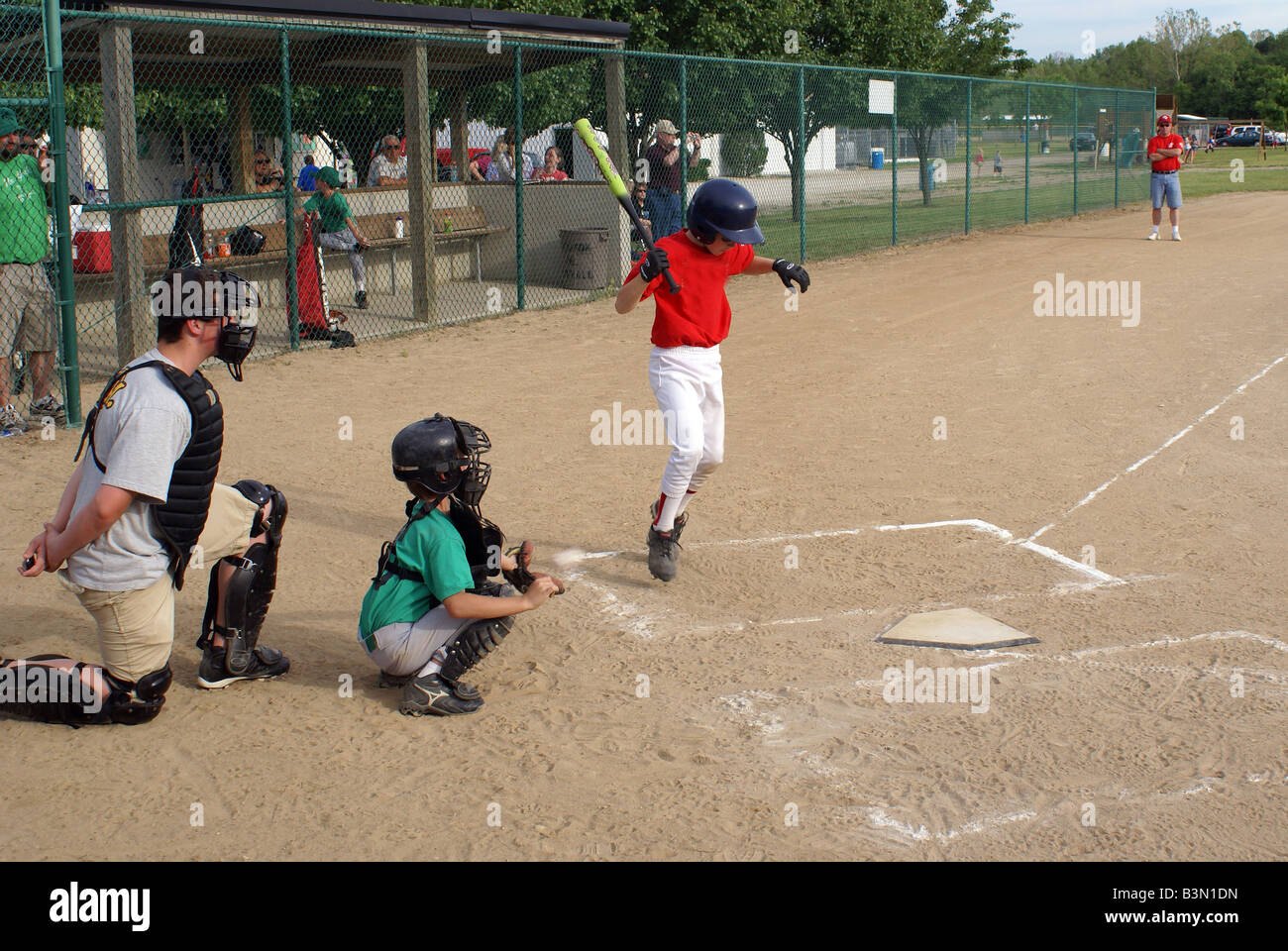 Up To Bat Stock Photo - Alamy