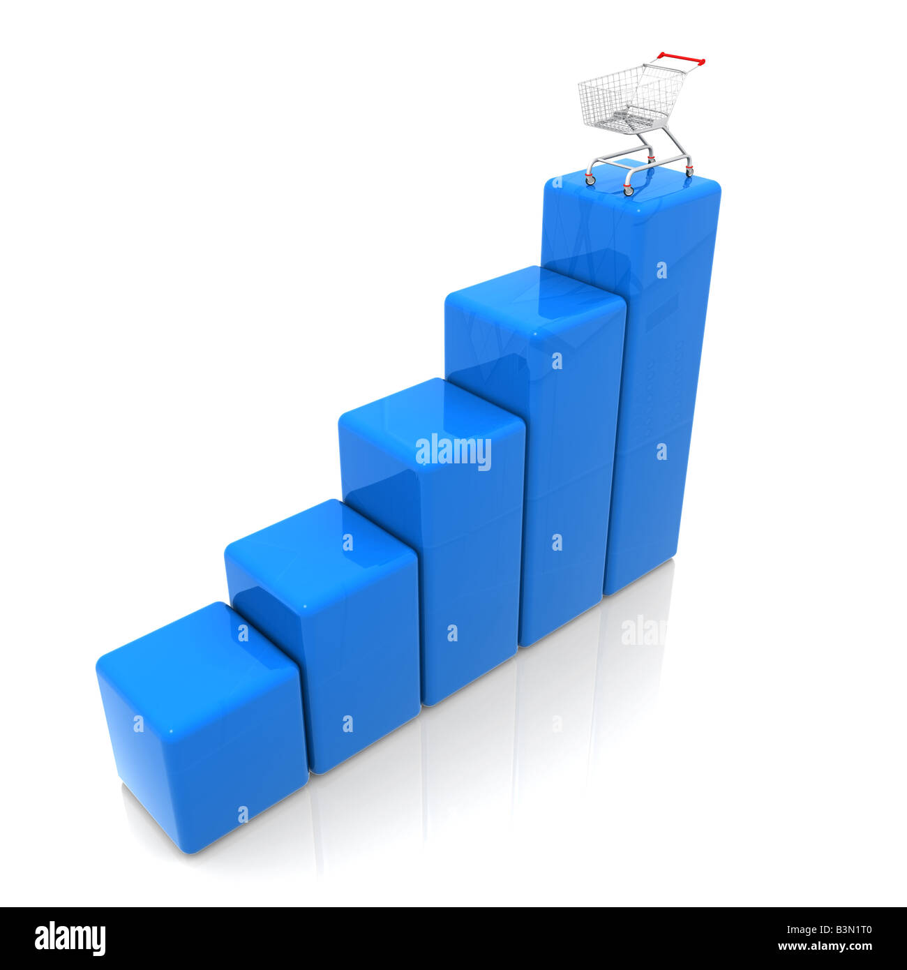 Shopping chart Cut Out Stock Images & Pictures - Alamy