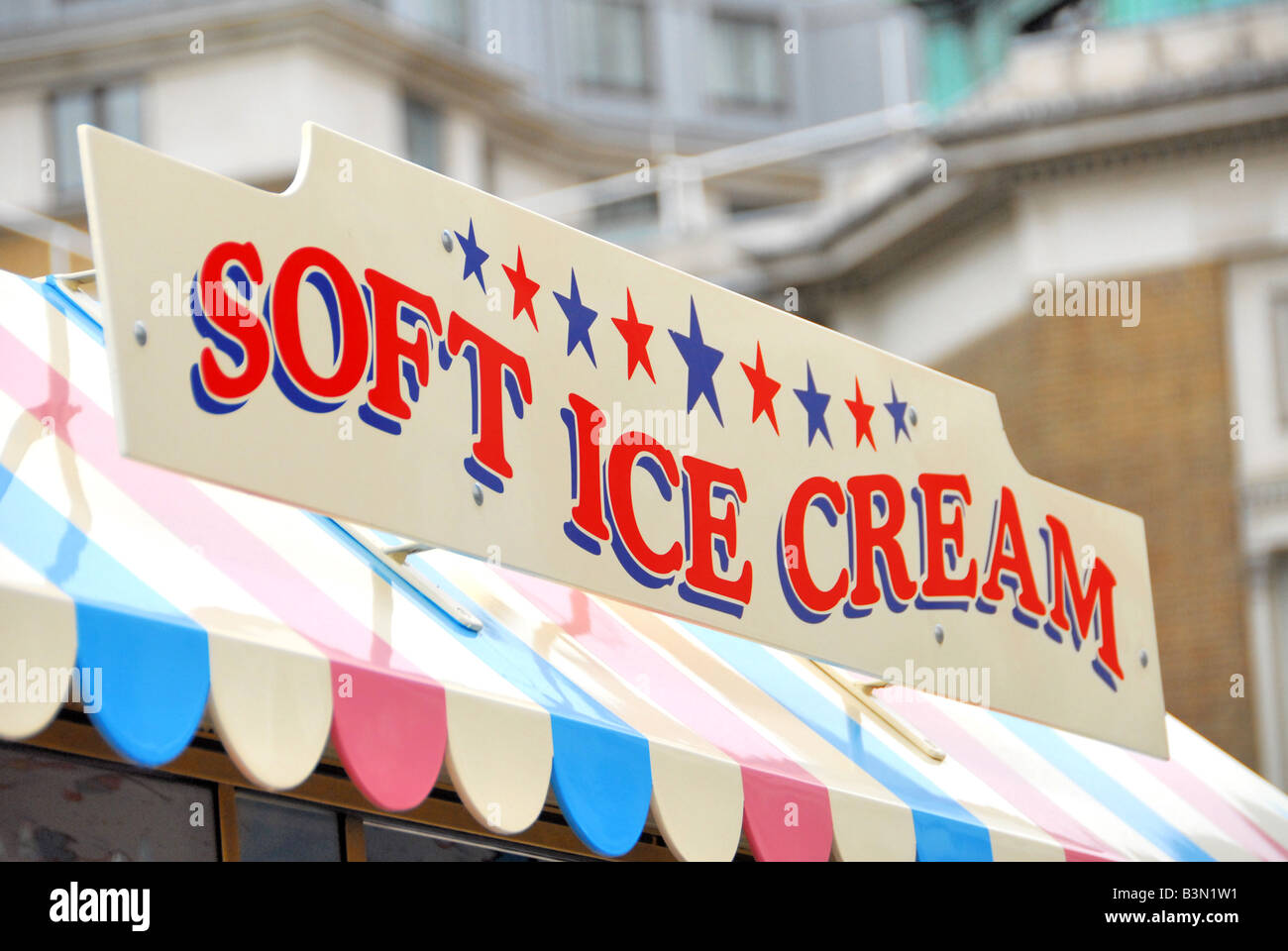 Soft ice cream advertisement hi-res stock photography and images - Alamy