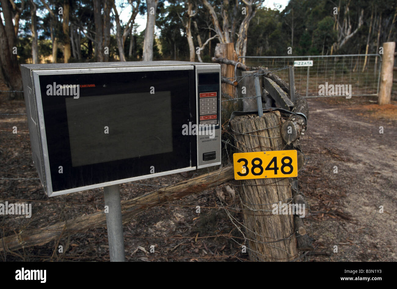Microwave mailbox, Australia Stock Photo - Alamy