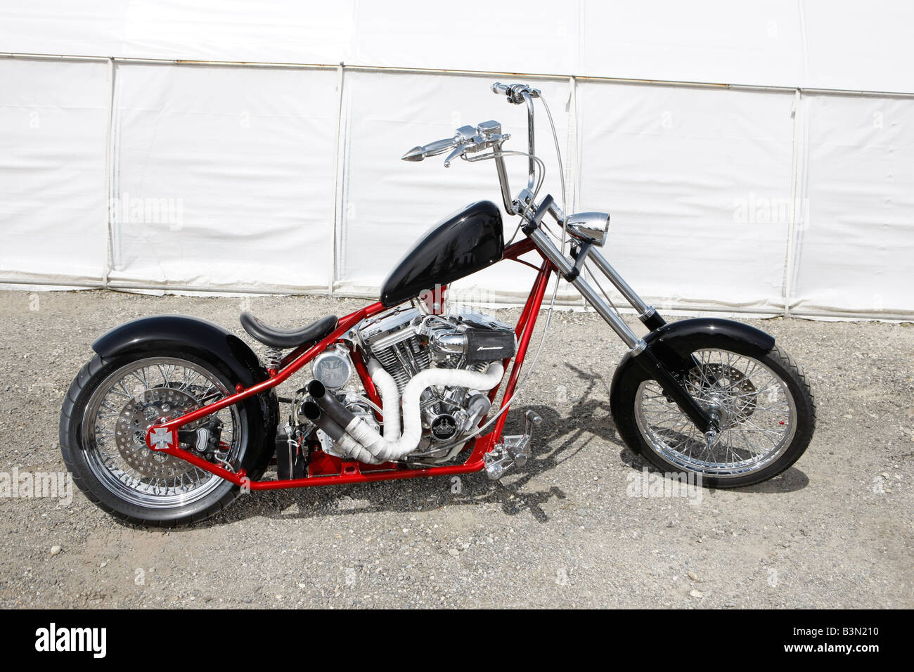 custom motorcycle chopper Stock Photo - Alamy