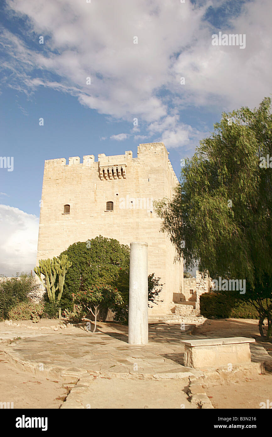 Cyprus : Kolossi - castle Stock Photo - Alamy