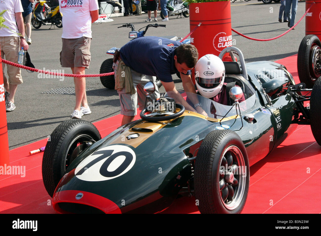 Silverston classic car racing Stock Photo - Alamy