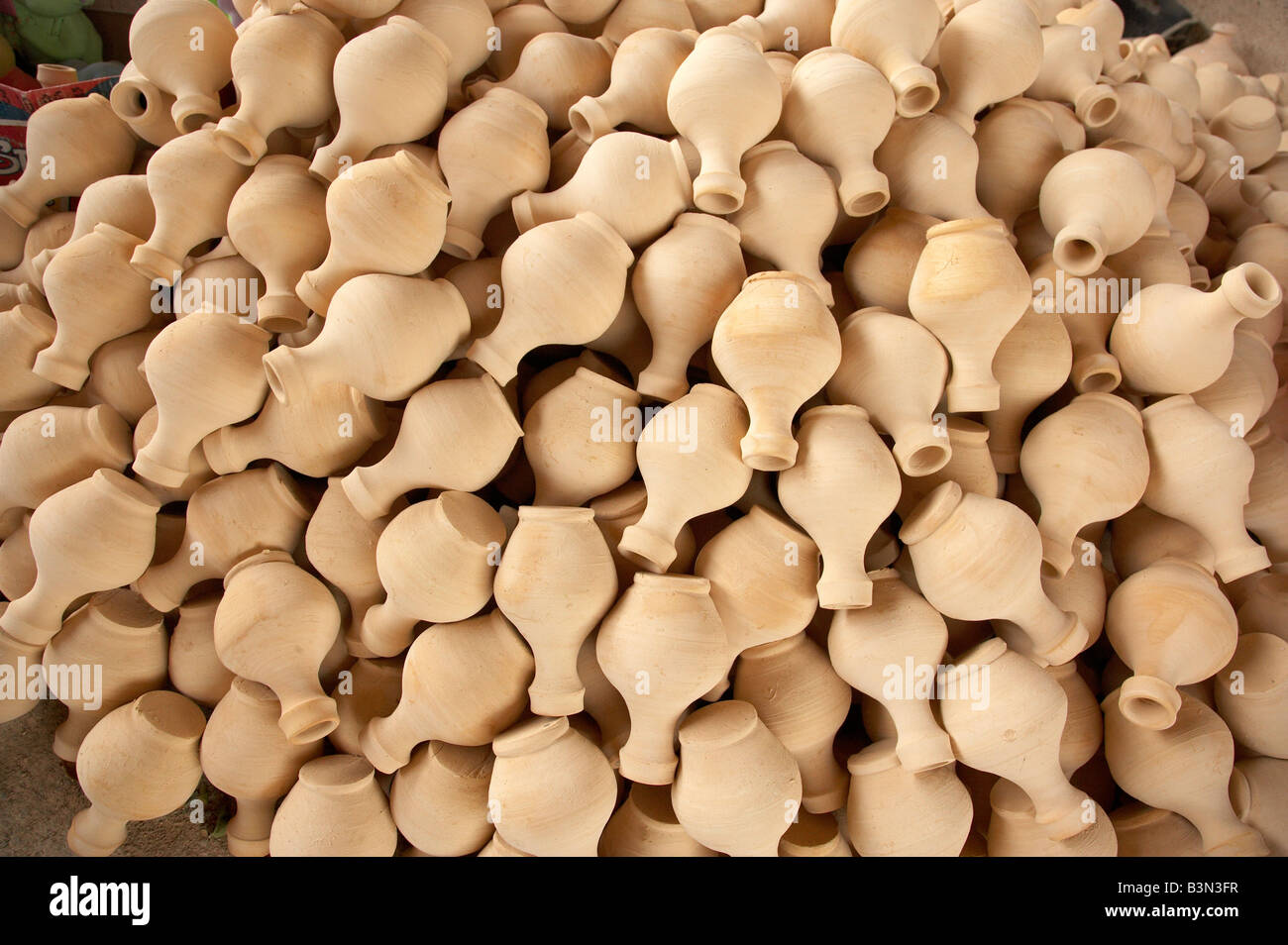 A pile of pots or vases at a pottery in Bahrain Stock Photo - Alamy
