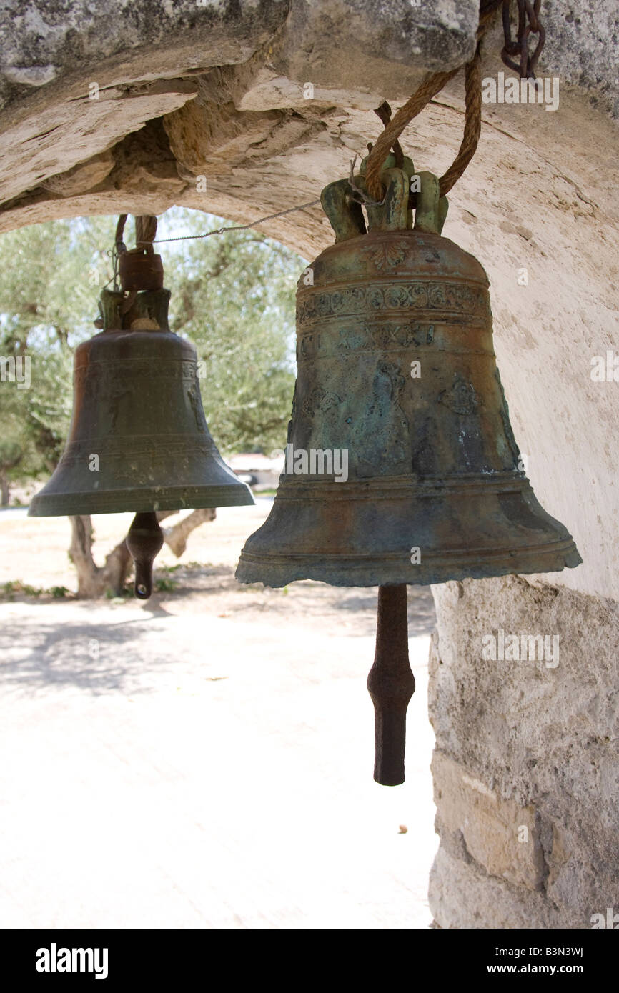 Two church bells Stock Photo - Alamy