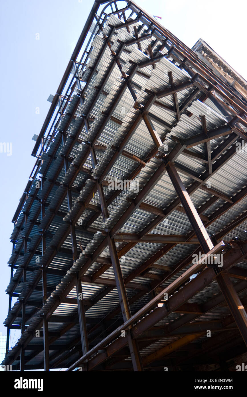 Building under construction in a city s downtown area Stock Photo - Alamy