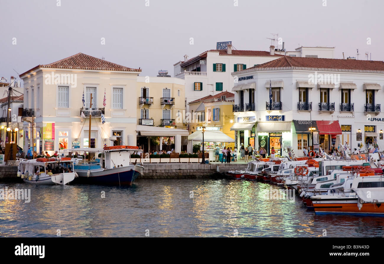 Spetses greece boats hi-res stock photography and images - Alamy