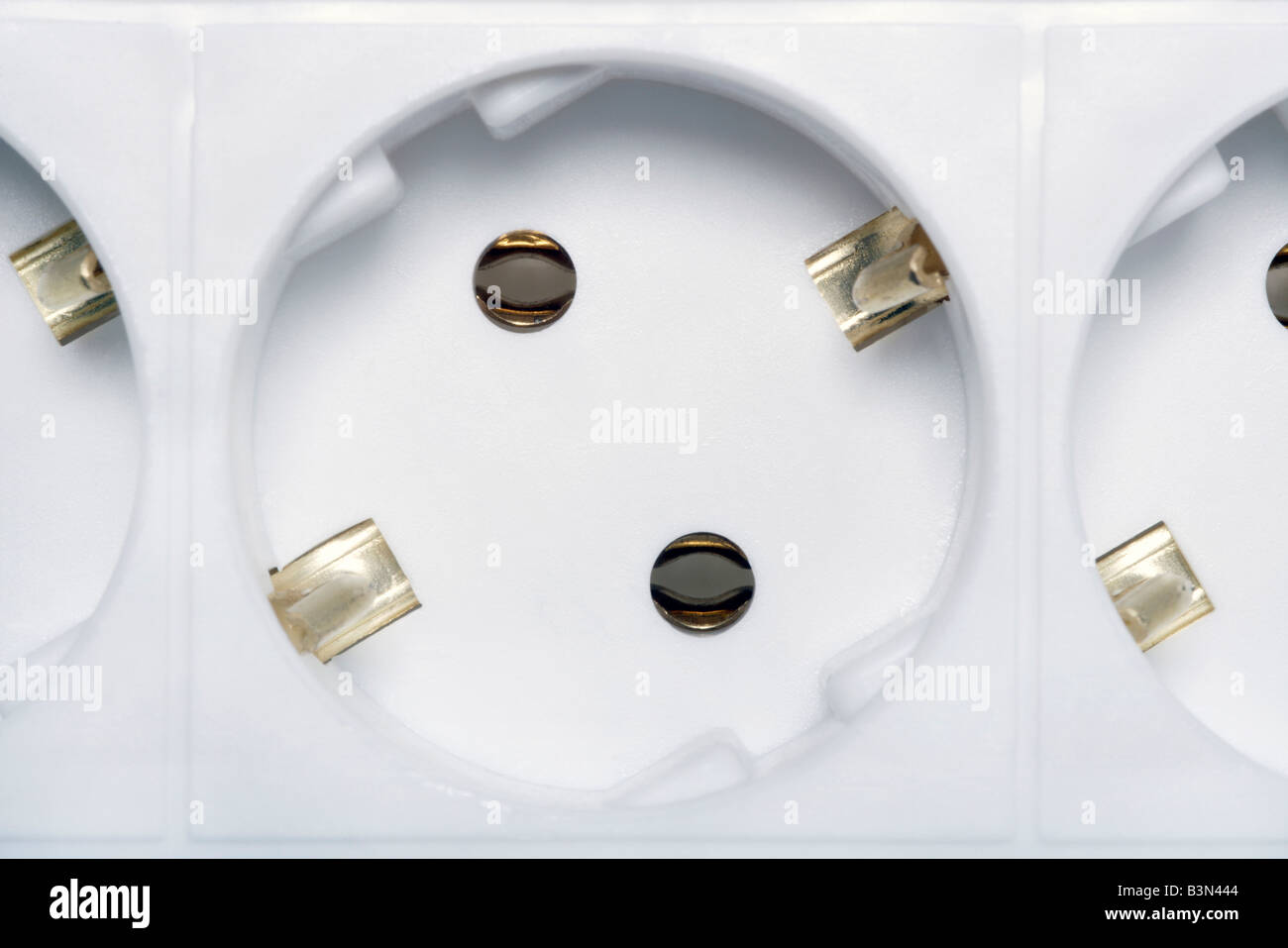 Multiple socket, close up Stock Photo - Alamy