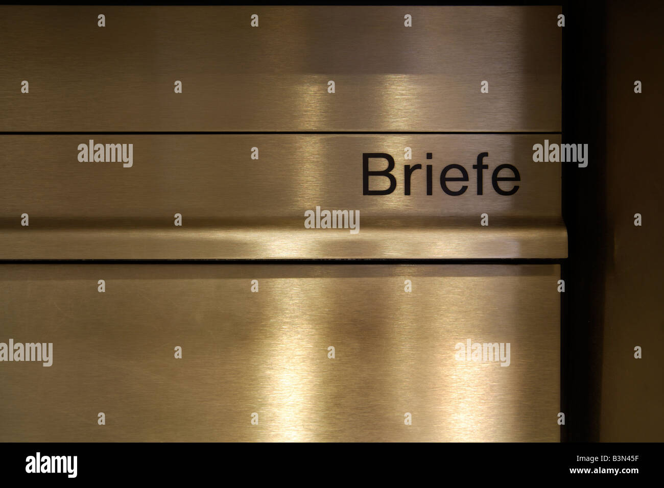 Metal letter box Stock Photo - Alamy