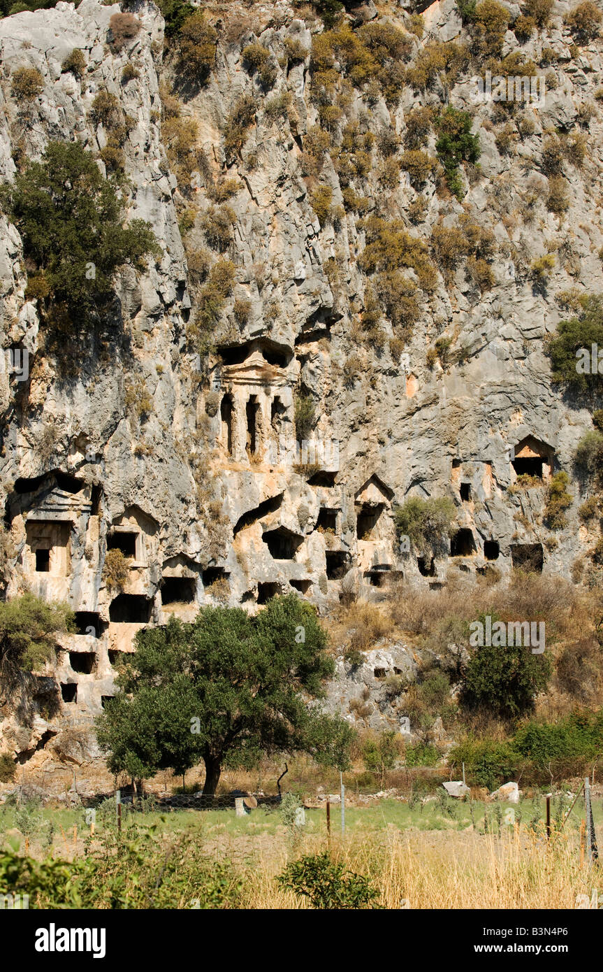Ancient caves in Turkey Stock Photo - Alamy