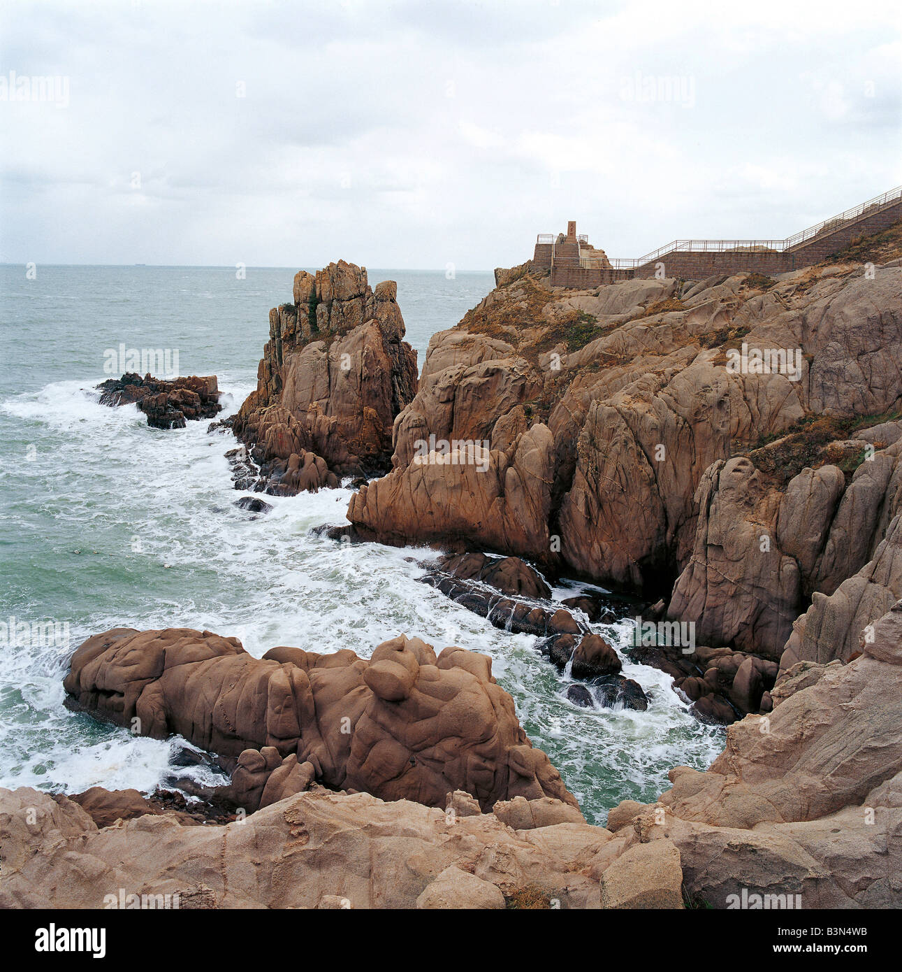 Reef By The Sea,Shangdong,China Stock Photo - Alamy