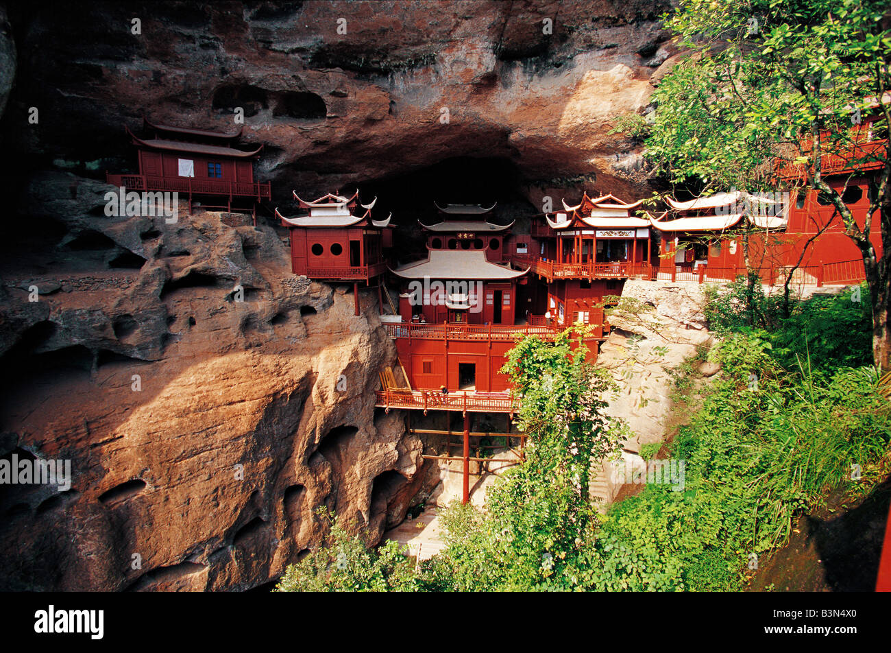 Temple In The Rock,Fujian,China Stock Photo - Alamy