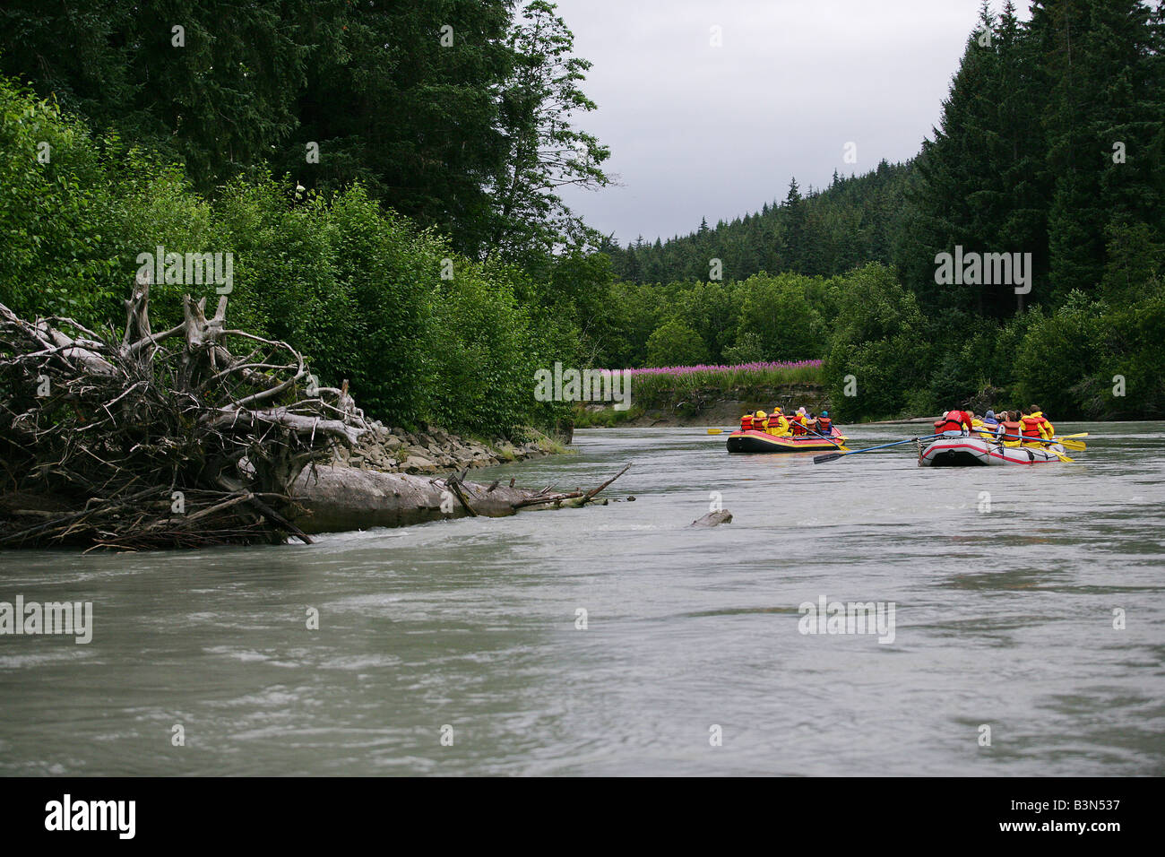 Alaska white water rafting hi-res stock photography and images - Alamy