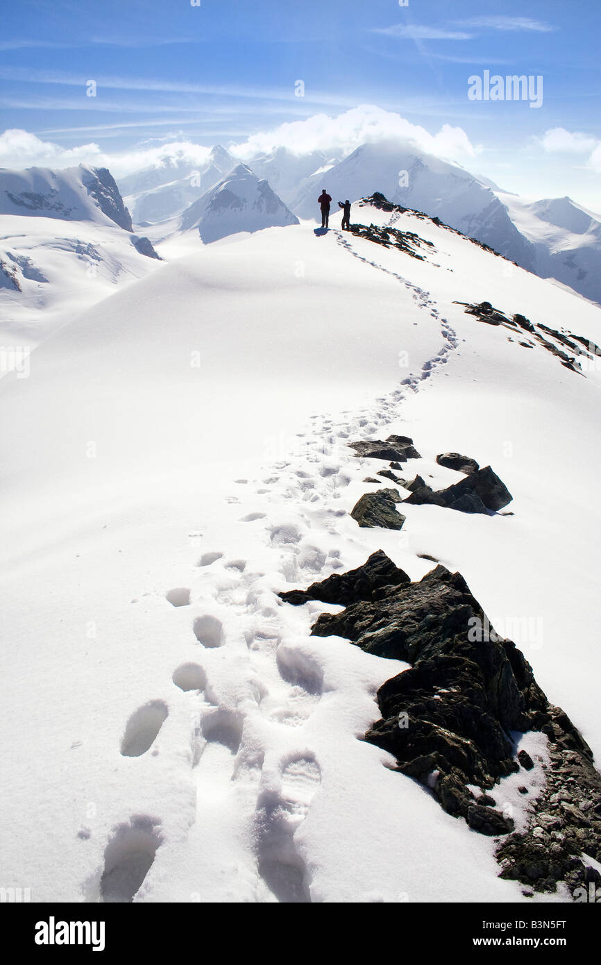 Switzerland mountain footprints hi-res stock photography and images - Alamy