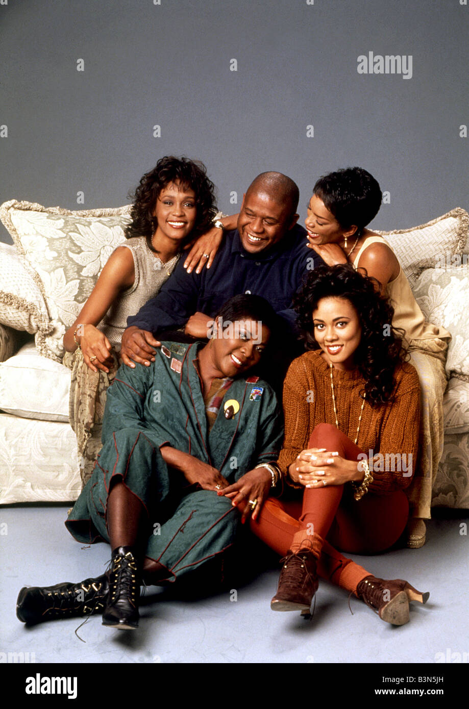 WAITING TO EXHALE 1995 TCF with Whitney Houston at top left Stock Photo ...