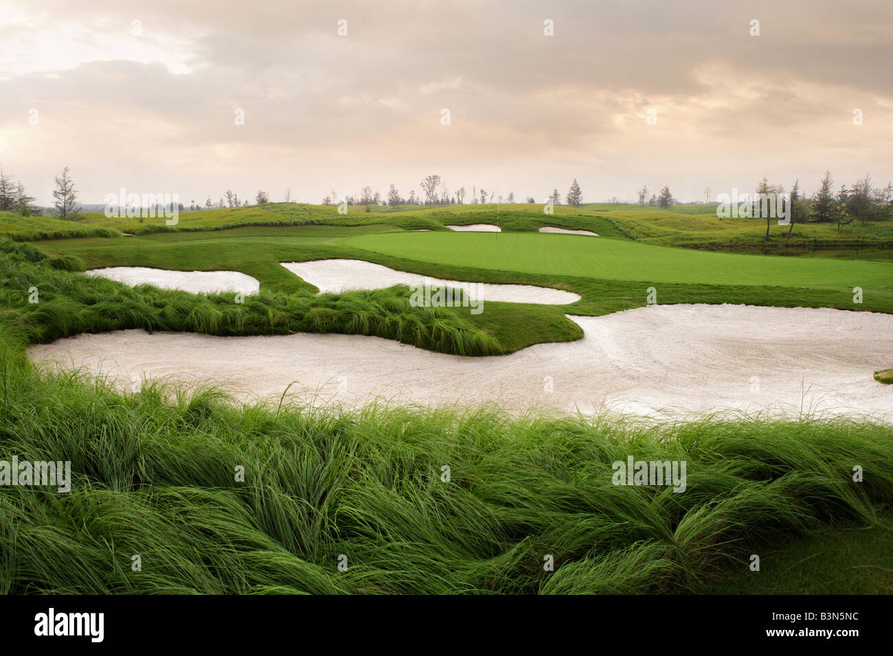 Golf Course View Stock Photo - Alamy