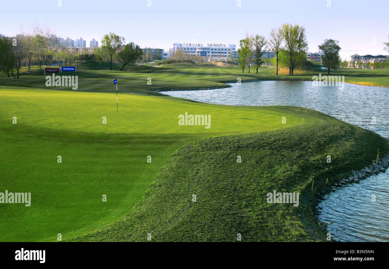 Golf Course View Stock Photo - Alamy
