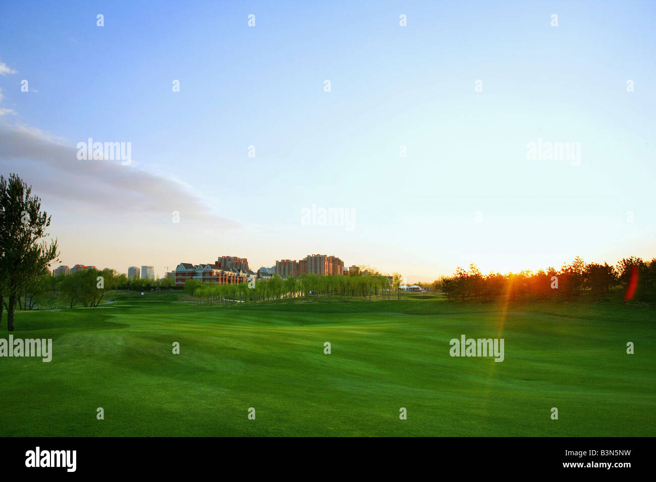 Golf Course View Stock Photo - Alamy