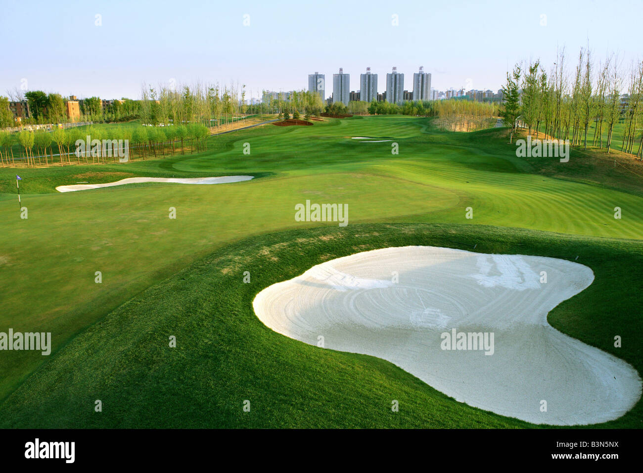 Golf Course View Stock Photo - Alamy