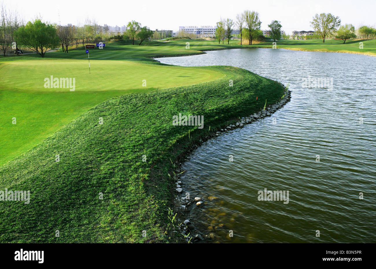 Golf Course View Stock Photo - Alamy