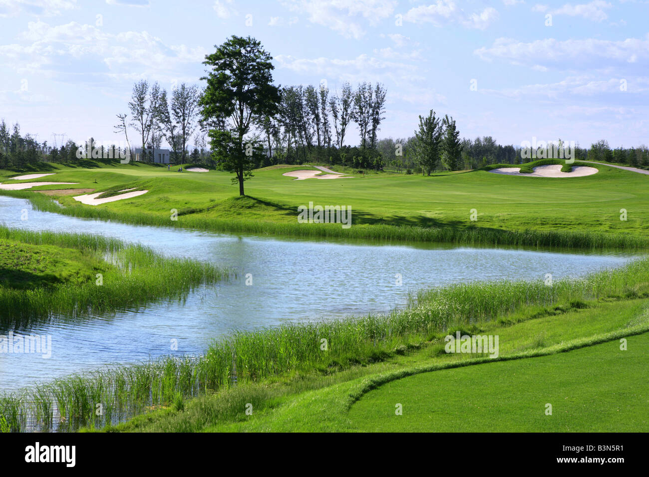 Golf Course View Stock Photo - Alamy