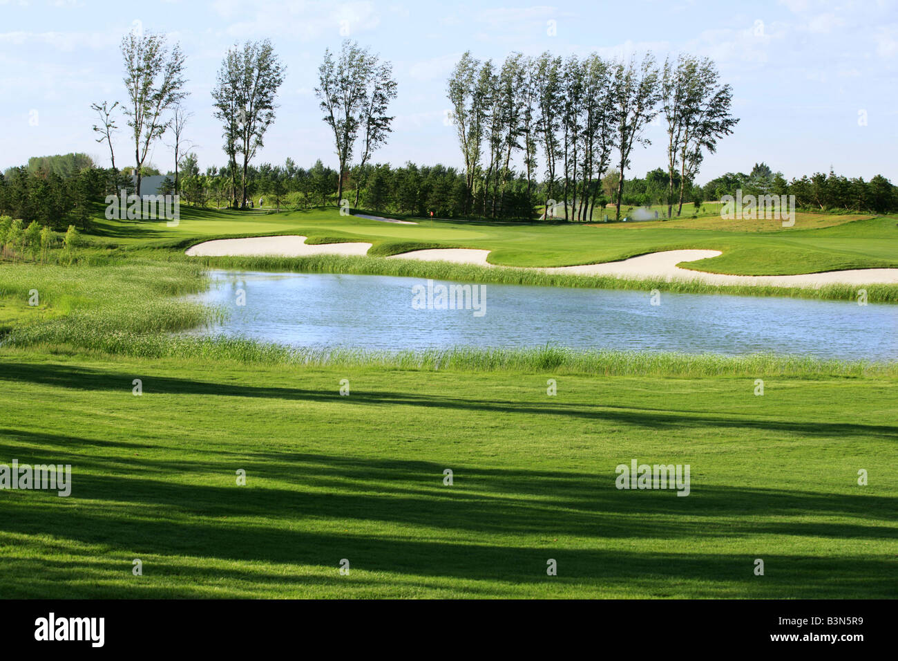 Golf Course View Stock Photo - Alamy