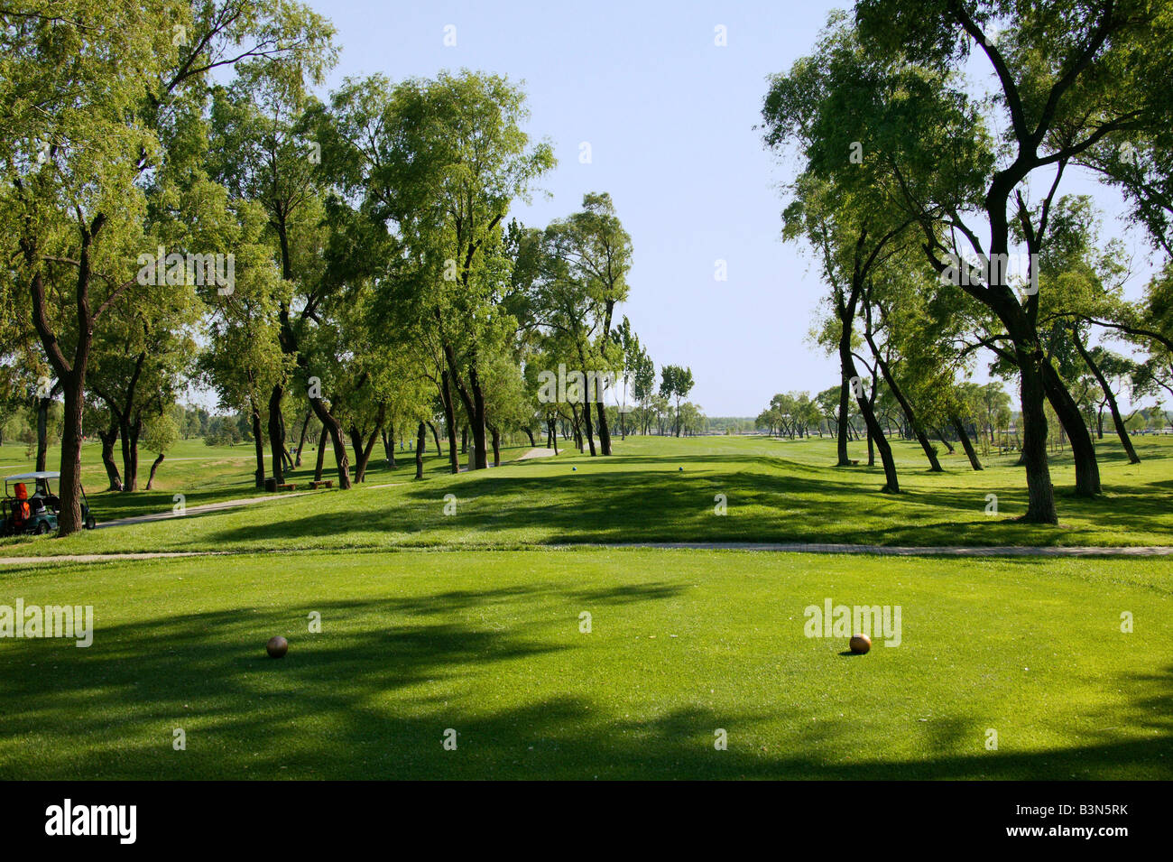 Golf Course View Stock Photo - Alamy